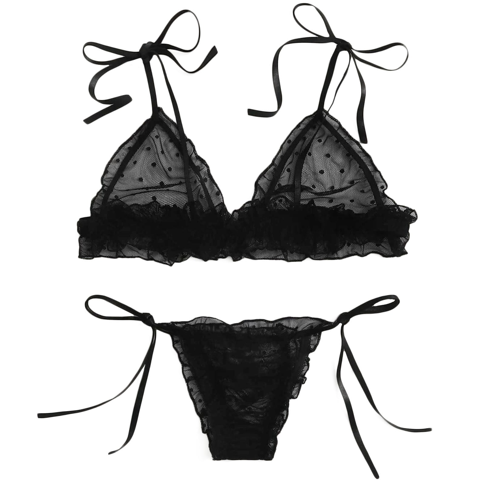 Click here for Hhspeishii Bandage Set Women Bra Lace Thong Wirele... prices