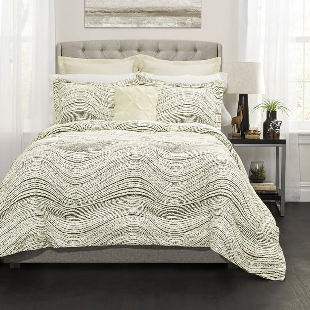 Pixel Wave Line 6 Piece Comforter Set - Walmart.com