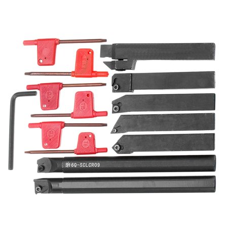 7Pcs Lathe Threading Turning Tool Boring Bar Holder with Wrench ...