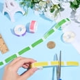 5 Rolls 5 Colors Paper Tag Self Adhesive Stickers Rectangle Mixed Color ...