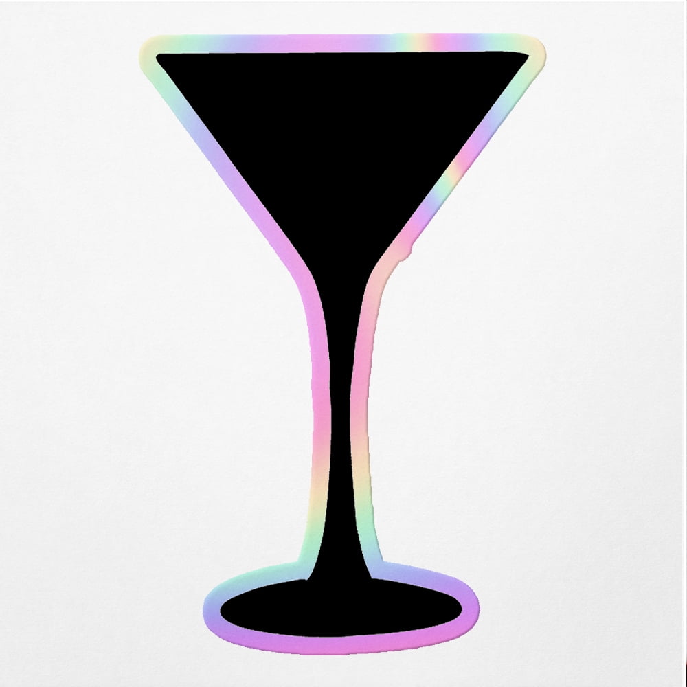 Vinyl Stickers Decals Of Wine Glass - Apply On Any Smooth Surfaces ...