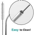 Stainless Steel Reusable Straw set with Silicon Tips and Travel Case ...
