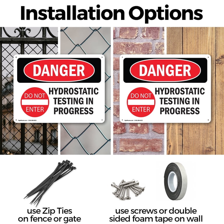 Weatherproof Plastic Vertical ANSI Caution Chemical Mixing Area Sign