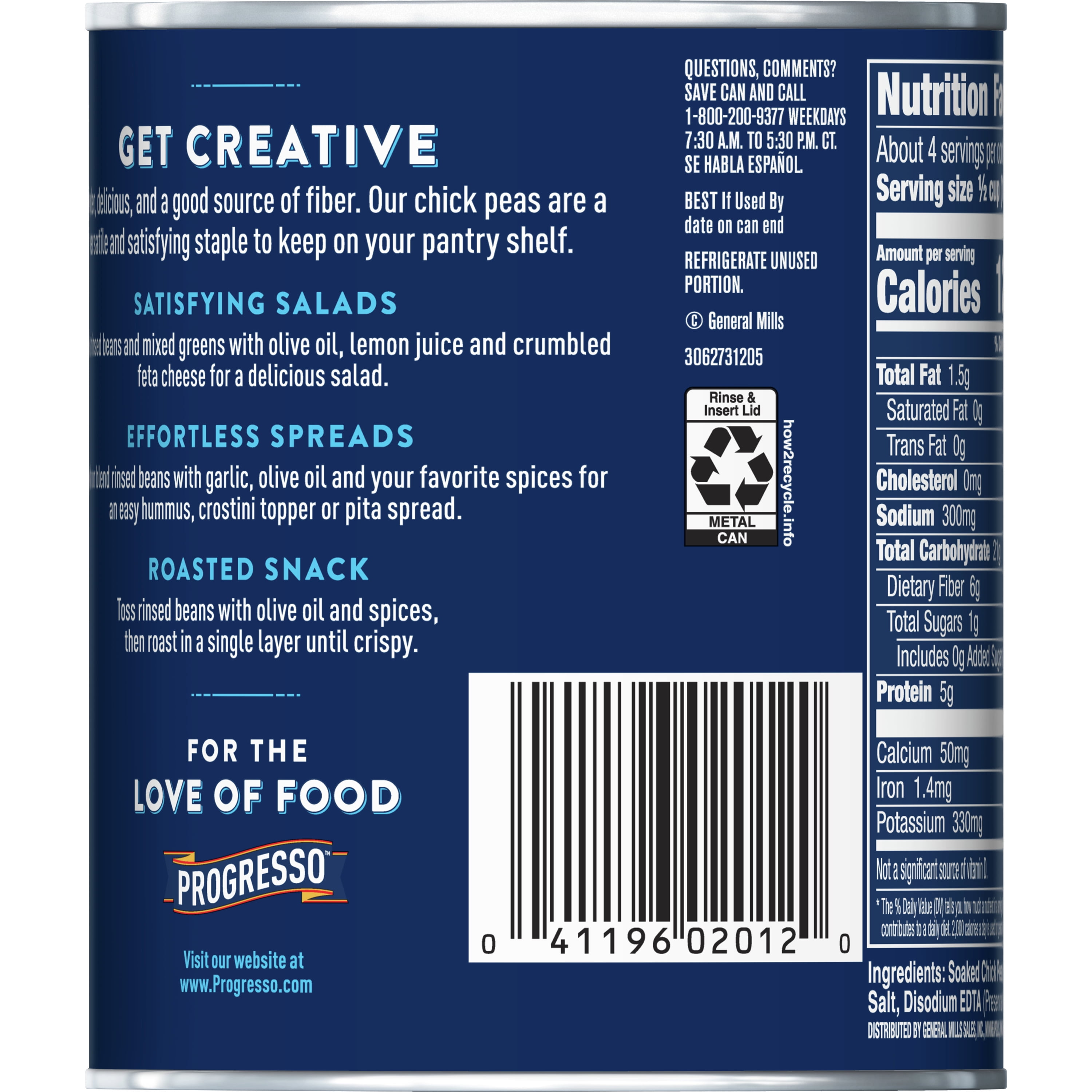 Progresso Quality Foods, Chick Peas Ceci, 19 oz Can – Beauty Suppliers ...