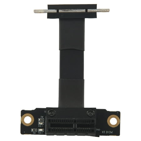 PCIE X1 Riser Cable Dual 90 Degree Right Angle PCIe 3.0 X1 to X1 ...