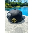Puerto Rico Snapback Hat Black – 3D Embroidered PR Logo Flat Brim Cap ...