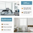 "LUCKUP Easy to Clean Zebra Blinds, Light Filtering Horizontal Window ...