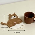 Crochet Drink Coasters, Handmade Absorbent Drink Mats, Funny Butt ...