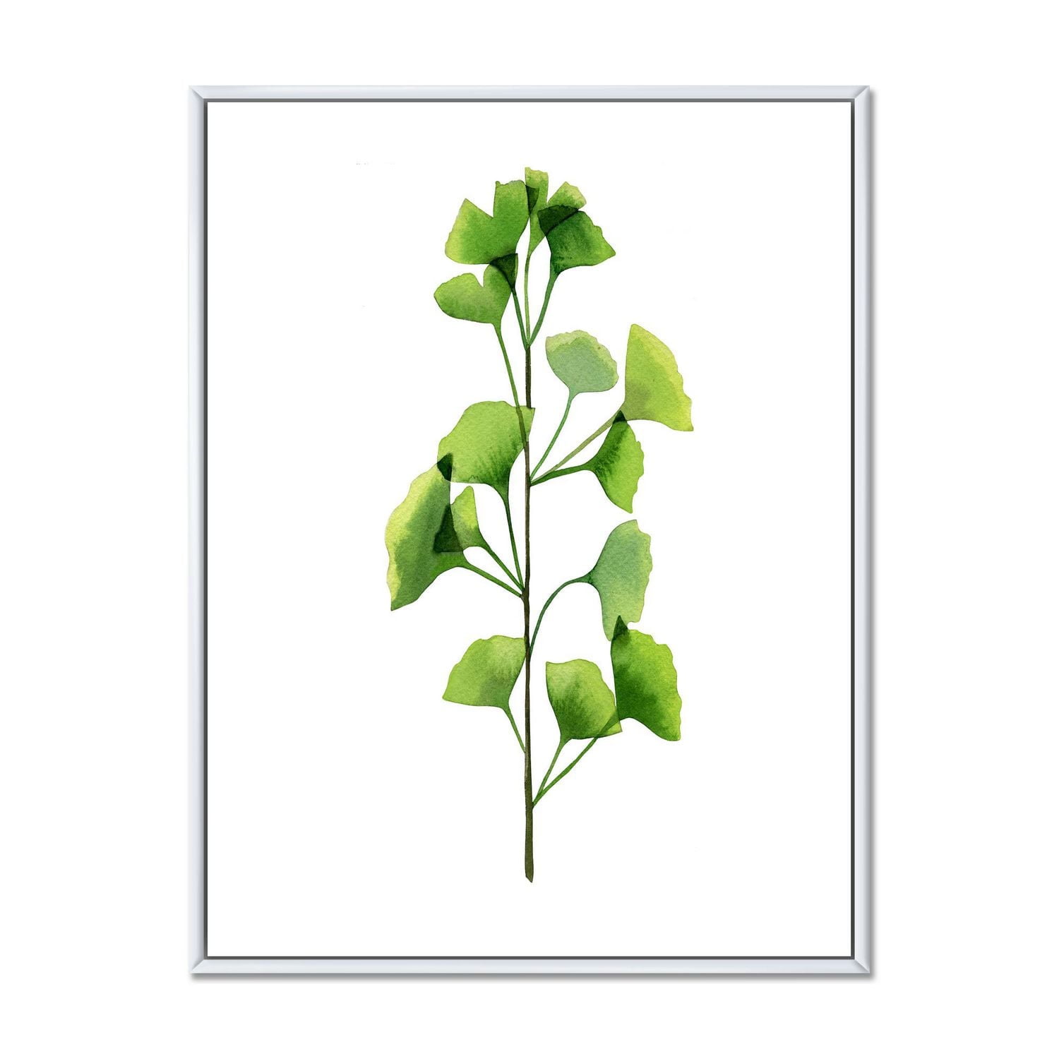 Click here for Designart Green Field Plant Foliage Float Frame Wa... prices