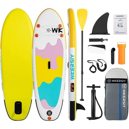 Inflatable Stand Up Paddle Board for Kids 8'x30''x6' Inflatable SUP ...