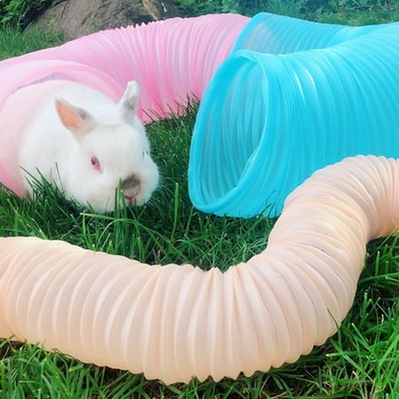 3.28ft Pet Tunnel Creative Lovely Plastic Rabbit Tunnel Pet Toy for ...