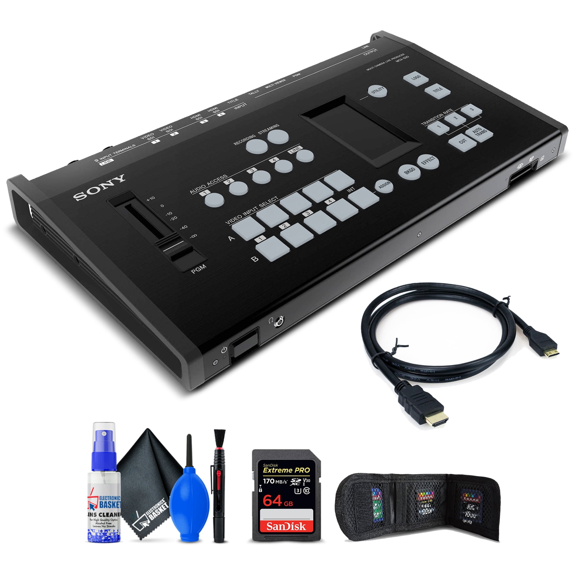 Sony MCX-500 8-Input 4-Video Channel Global Production Switcher ...