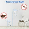 OIEXI Ultrasonic Pest Repeller Pack 6 Plug-in Mouse Mosquito Bug Rodent ...
