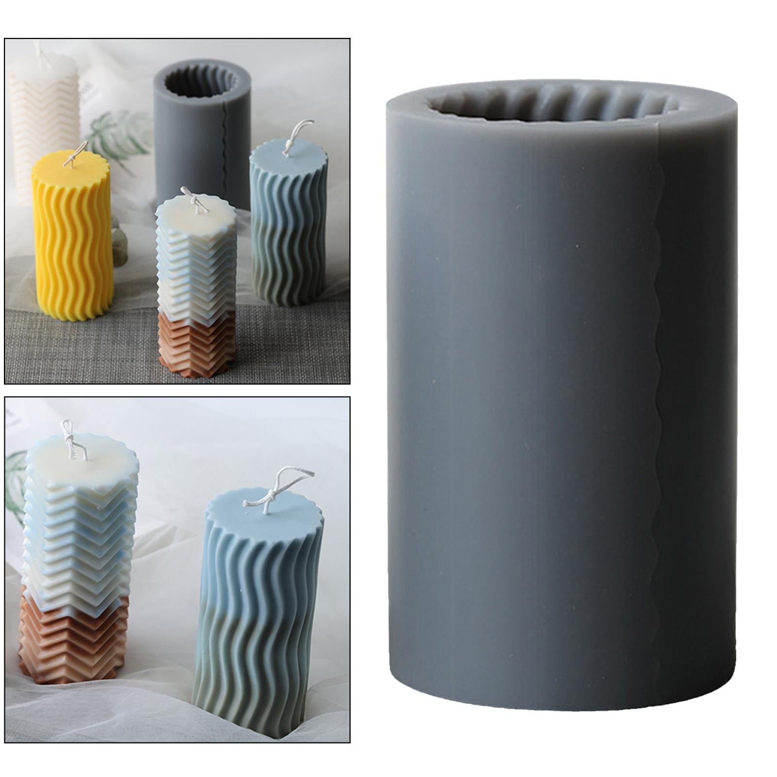 Jabón de silicona Vela Molde Aromaterapia Cera Derretida Molde ...