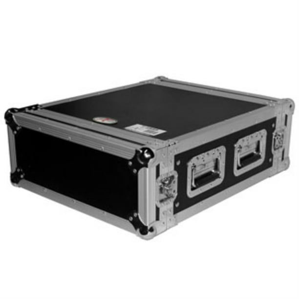 4U Space Amp Rack Mount Ata Flight Case, 19" Depth - Walmart.com