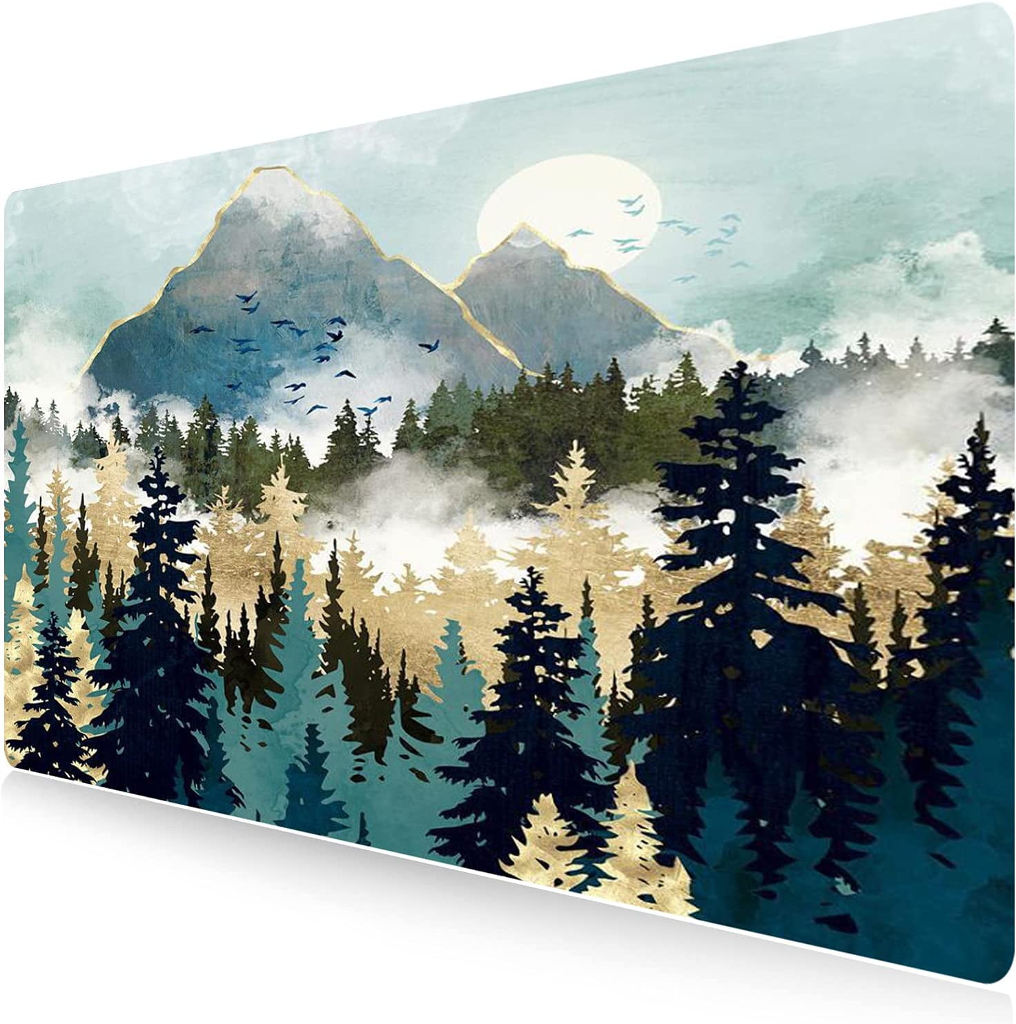 Extended Gaming Mouse Pad Large Desk Mat XL 31.5x15.7 in Mouse Pad Non ...