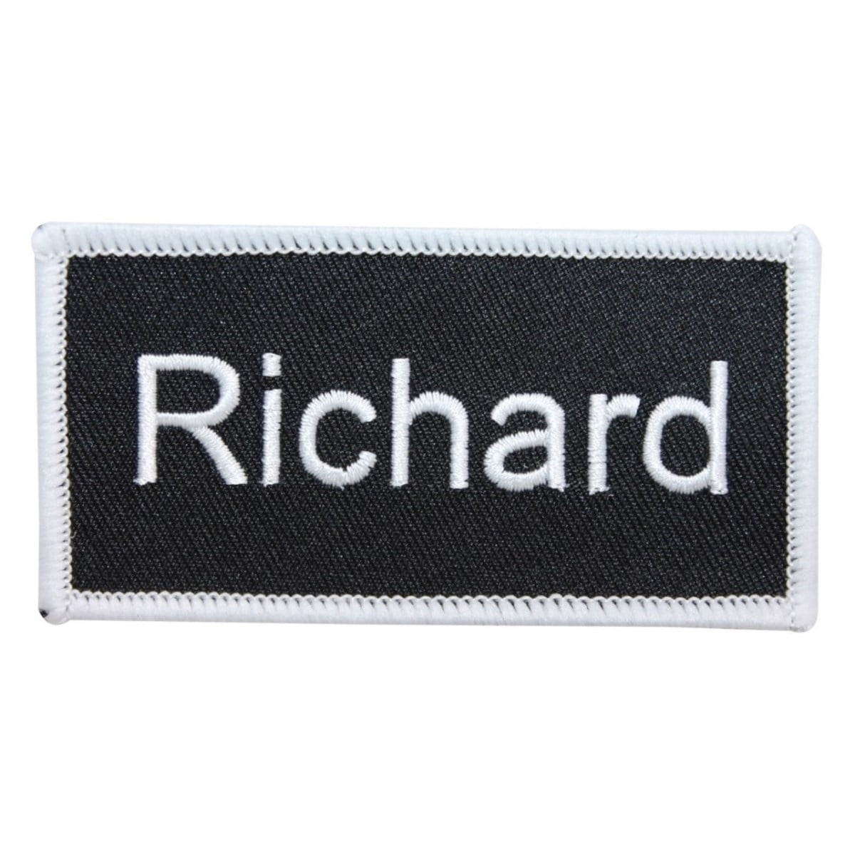 Richard Name Tag Patch Uniform ID Work Shirt Badge Embroidered Iron On ...