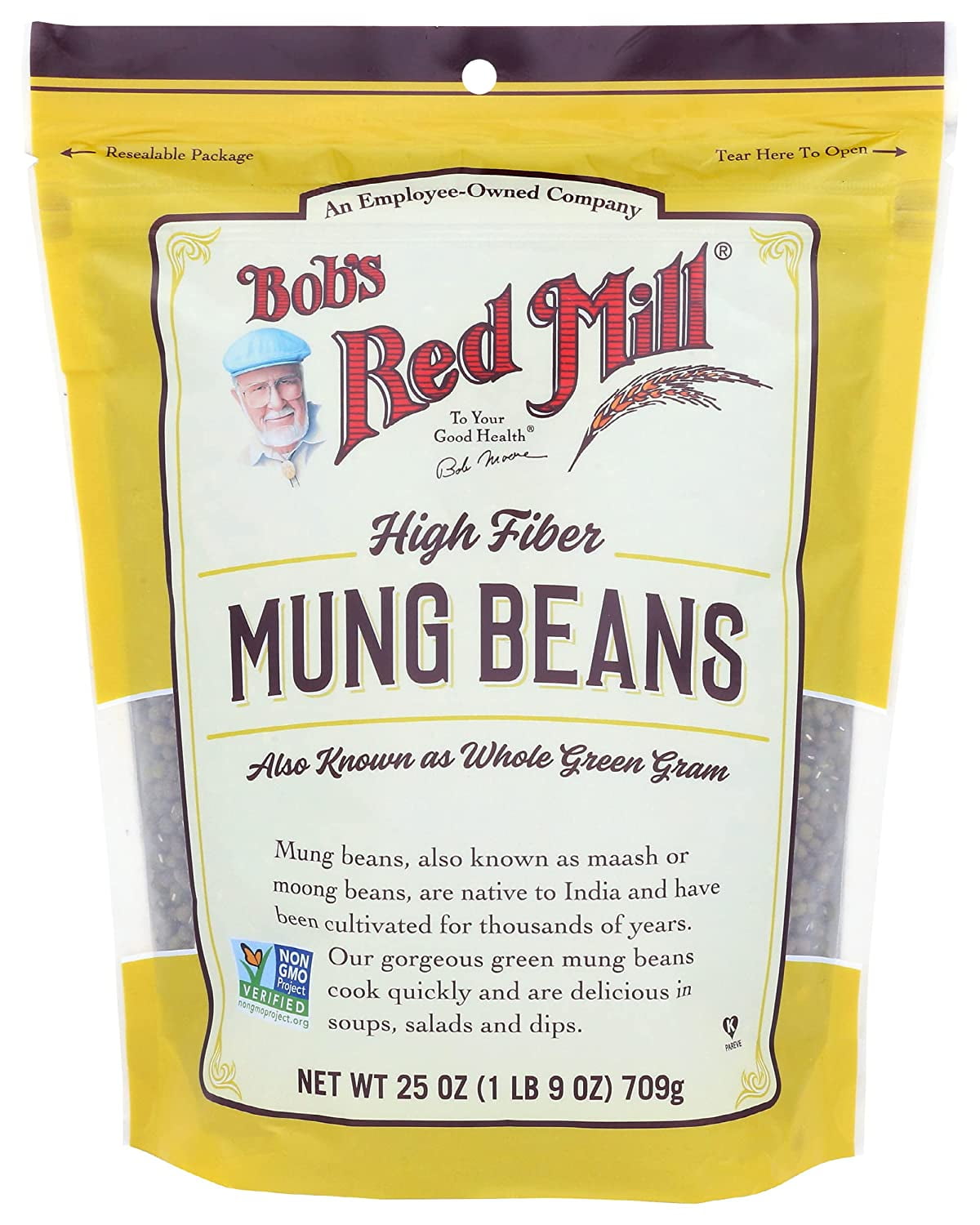 Bobs Red Mill Mung Beans, 25 Oz - Walmart.com