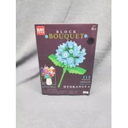 Block Tech Buildable Red Hibiscus Flower Bouquet - 72 Pieces Lego ...