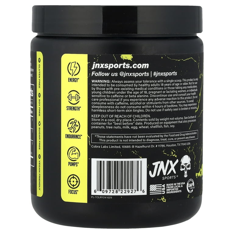 Pre-workout Supplement Cobra Labs The Curse Pre-Workout Powder - 250g ...
