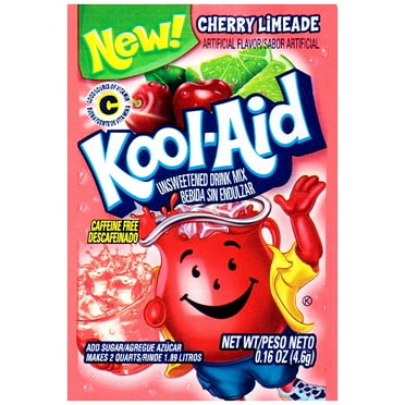 Kool-Aid Black Cherry Unsweetened Soft Drink Mix, 0.13-Ounce Envelopes ...