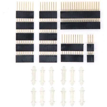 2 Sets of Stacking Headers Pins Kit Stackable Female Headers Compatible ...