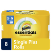 Bounty Essentials Select-a-Size White Paper Towels, 8 Giant Rolls ...
