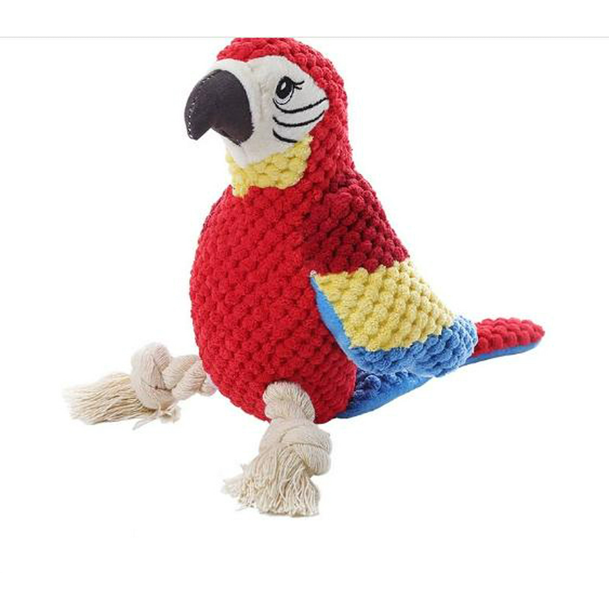Click here for Shisuyan Parrot Plush Squeaky Dog Toy: Interactive... prices