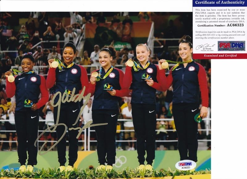Gabrielle Gabby Douglas Signed Autograph 8x10 Photo PSA/DNA COA #2 ...