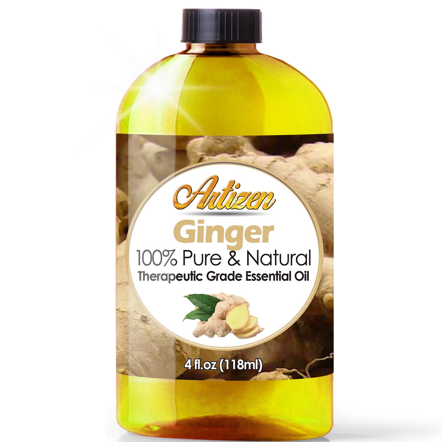 Artizen Ginger Essential Oil (100% Pure & Natural - Undiluted ...