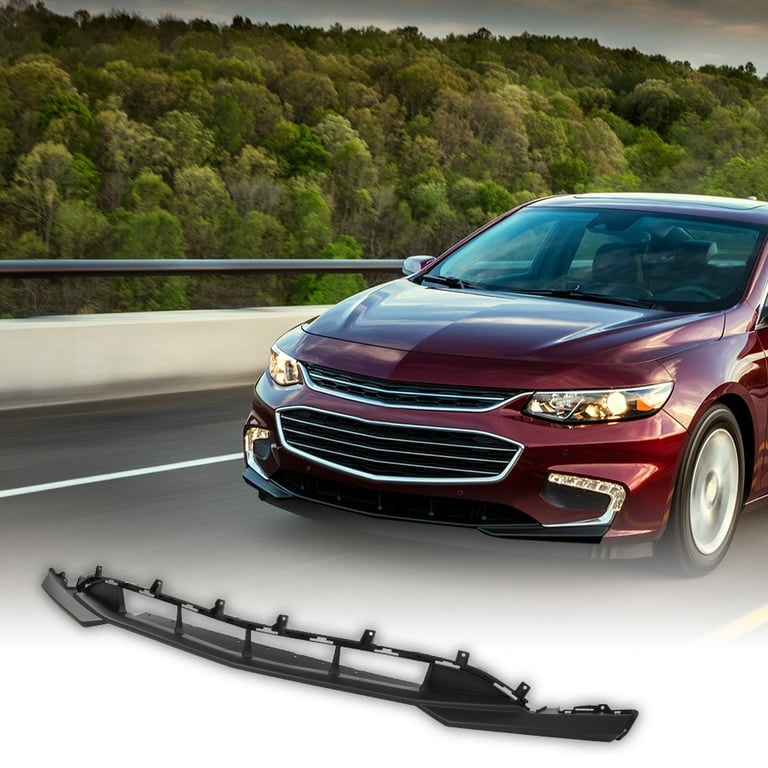 PIT66 Front Bumper Cover Facial Lower Black Fit for Chevy Malibu 2016 2018 GM1015138 23478398