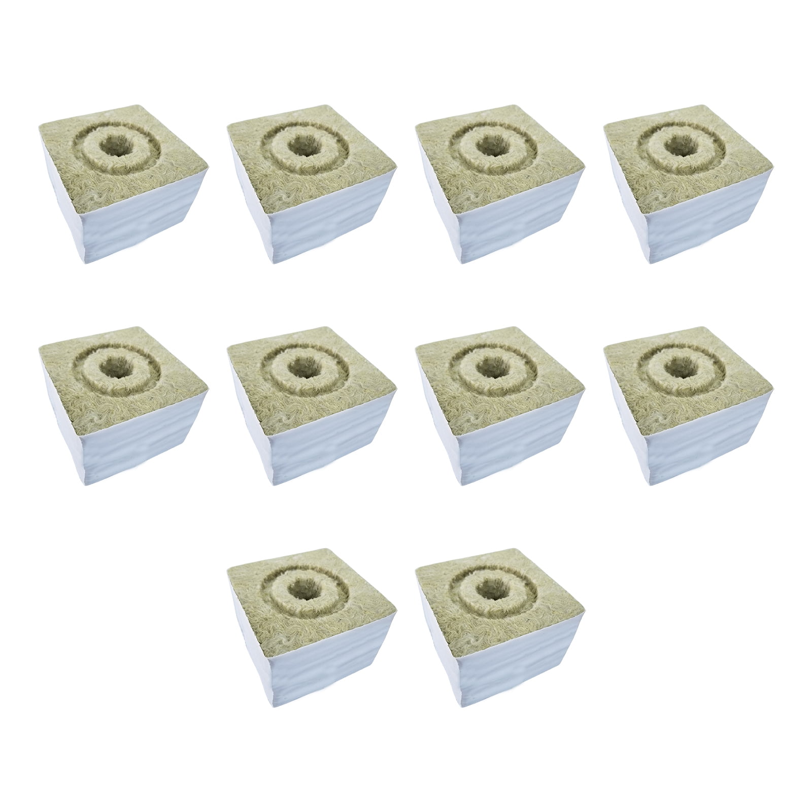 CreativeArrowy 10 Packs Soilless Culture Seedling Matrix Rock Wool ...