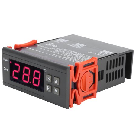 Electronic Thermostat, Double Output Intelligent Temperature Controller ...