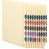 Smead BCCRN Bar-Style Color-Coded Numeric Label, 2, Label Roll, Light ...