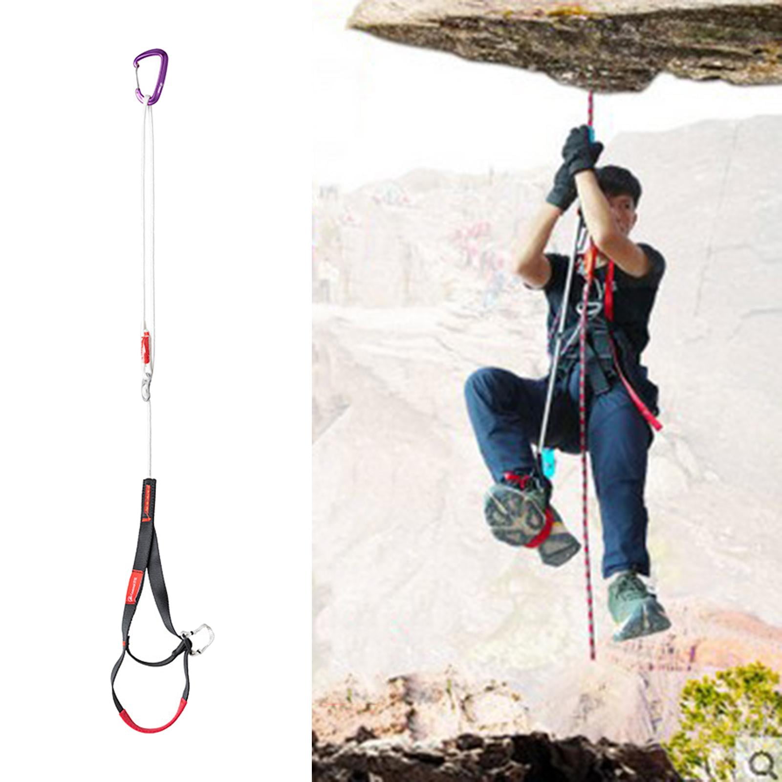 Nylon ajustable escalada Ascender Foot Loop Cola Eslinga de ascenso de ...