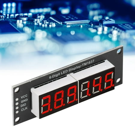 Kozecal Digital Display Module,6 Digit Tube LED Segment Display TM1637 ...