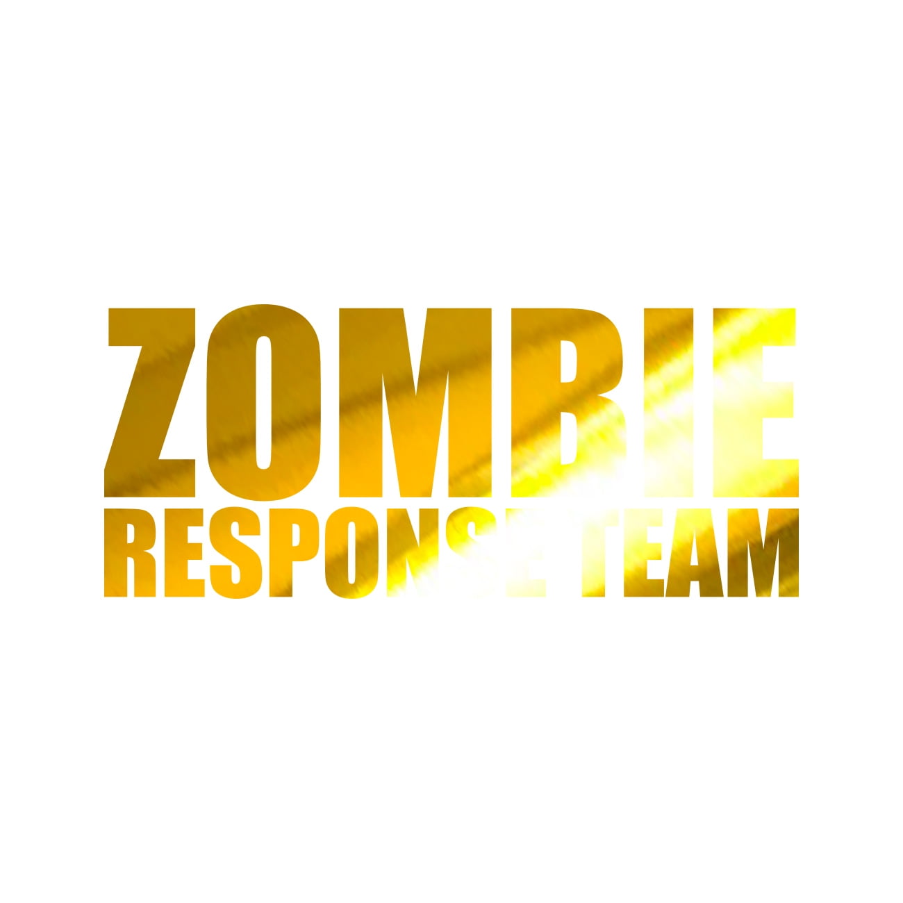 Zombie Response Team Sticker Decal Die Cut - Self Adhesive Vinyl ...