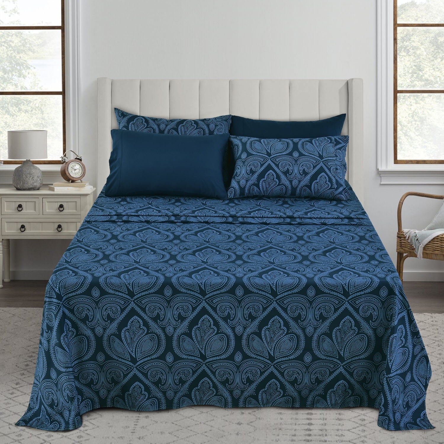 Click here for Lux Decor Collection Luxury Bedding Set  6 Piece M... prices