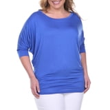 Women's Plus Size Dolman Top - Walmart.com
