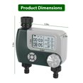 Moclever Sprinkler Timer Digital Programmable Hose Faucet Timer with 2 ...