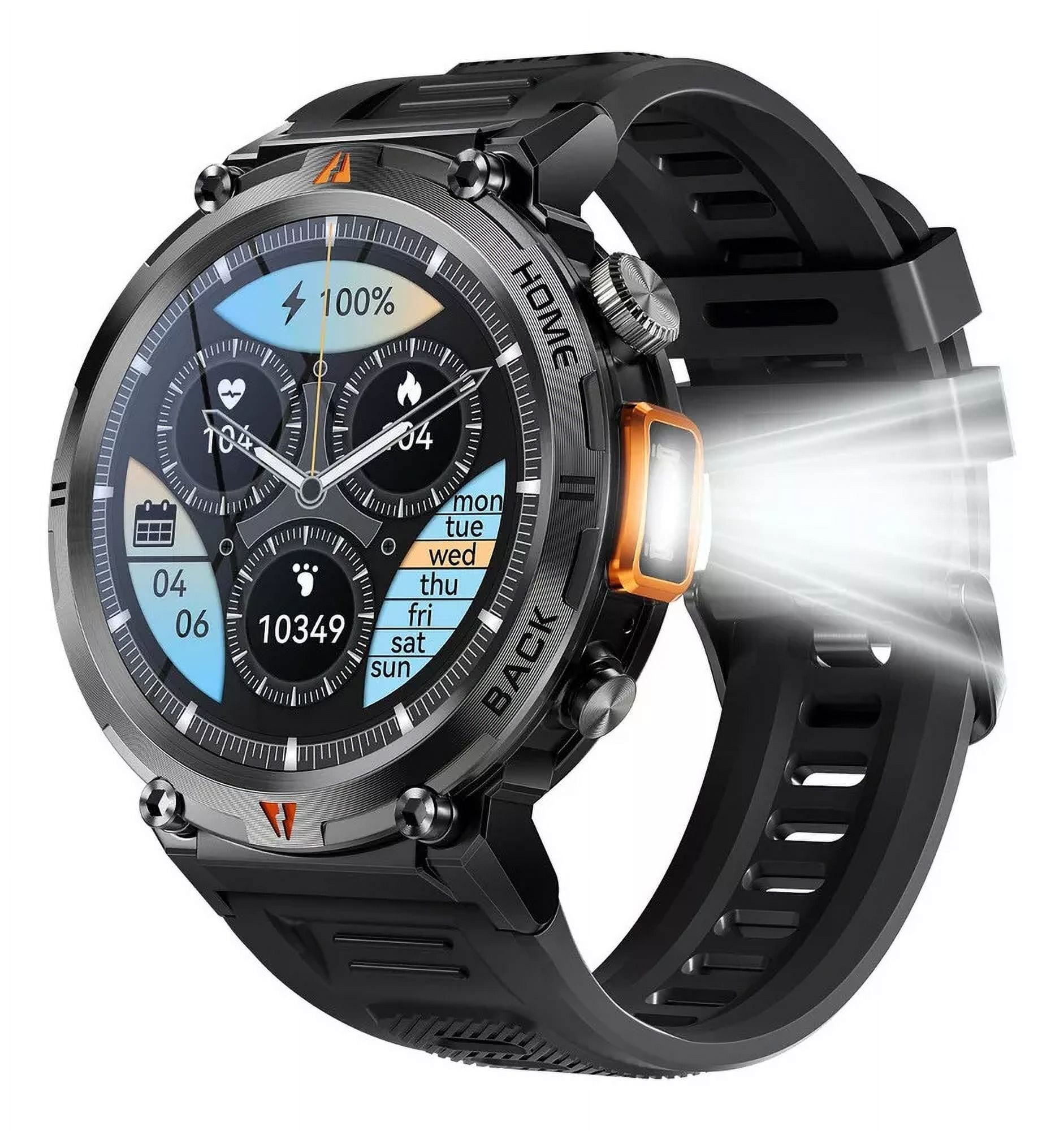 Smartwatch Eiggis Ke3 Reloj Inteligente Con Linterna 3atm | Walmart en ...