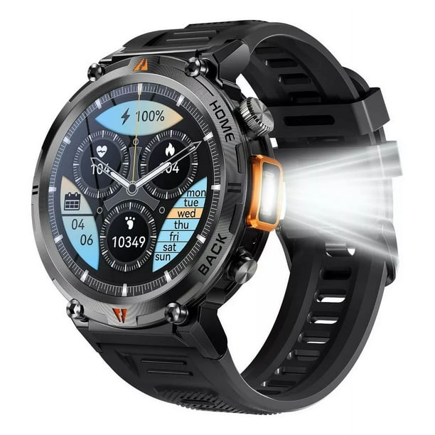 Smartwatch Eiggis Ke3 Reloj Inteligente Con Linterna 3atm | Walmart en ...