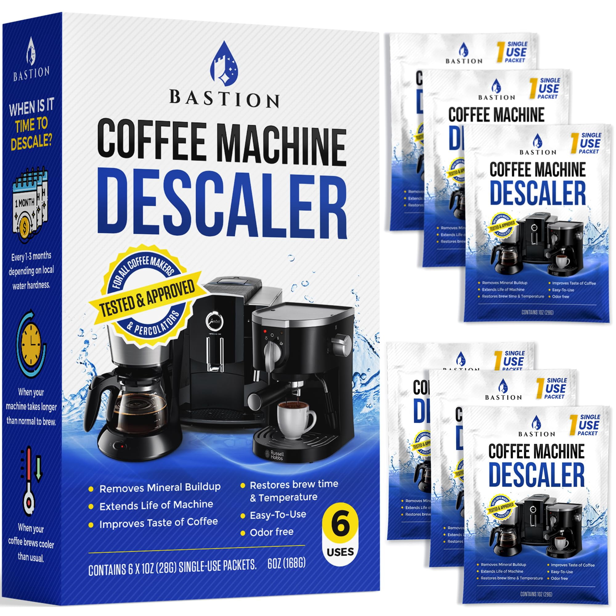 Click here for Bastion Descaling Powder Solution (6-Uses) Coffee... prices
