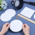 10Pcs Flat Round Plastic Lamp Shades Sheet with 1 Sheet Double-Sided ...