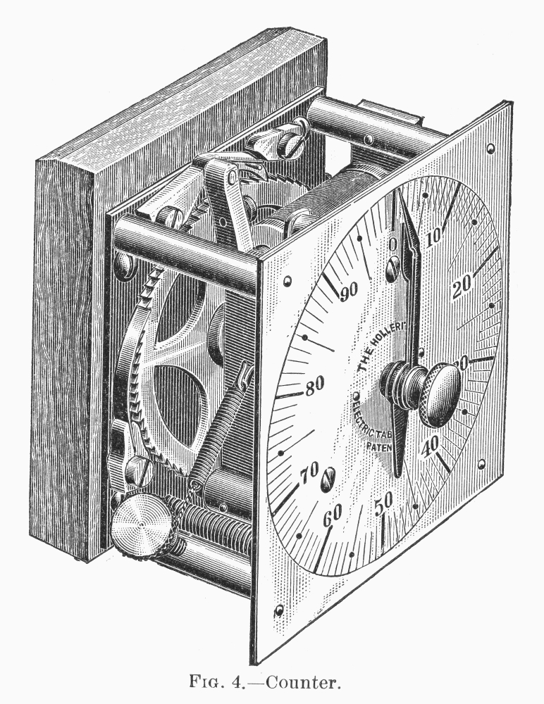 Census Tabulator, 1890. /Ncounter From A Hollerith Census Tabulator ...