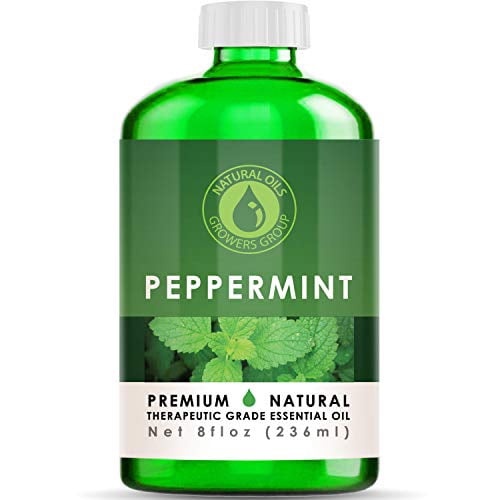 8 oz - Peppermint Essential Oil - Therapeutic Grade Peppermint Oil - 8 ...