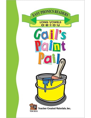 Pre-Owned Gail's Paint Pail (Long Vowel Review) Easy Reader - Walmart.com