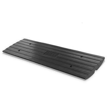 5 Ton Rubber Curb Ramp - 4" Height - End Caps - Portable - Electriduct ...