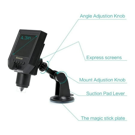 Digital Microscope 4.3 Inch HD LCD Screen Display digital microscope ...