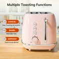Keenstone 2-Slice Toaster, Stainless Steel with Cancel, Defrost ...